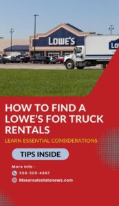 How to Find a Lowe's Near Me in Massachusetts For Truck Rentals