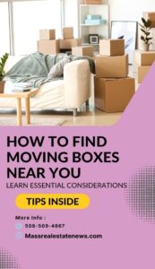 How to Find Boxes For Moving Near Me in Massachusetts